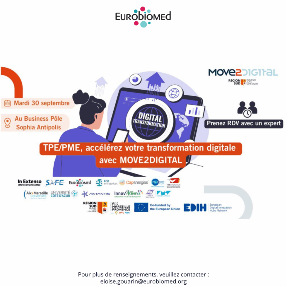 TPE/PME, accélérez votre transformation digitale avec MOVE2DIGITAL - Eurobiomed